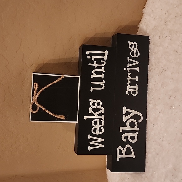 Hobby Lobby | Accents | Hobby Lobby Weeks Until Baby Arrives Sign ...